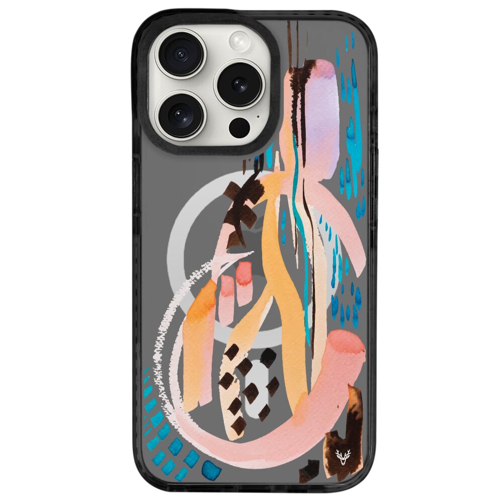iPhone 16 Pro Max Colorful Paint Telefon Kılıfı – Deercase