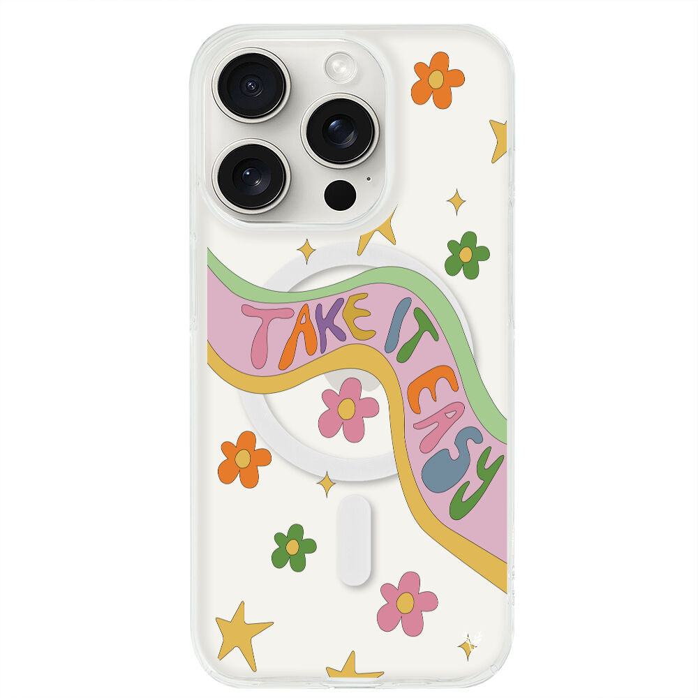 iPhone 13 Pro Easy Flowers Thine Transparent Magsafe – Deercase