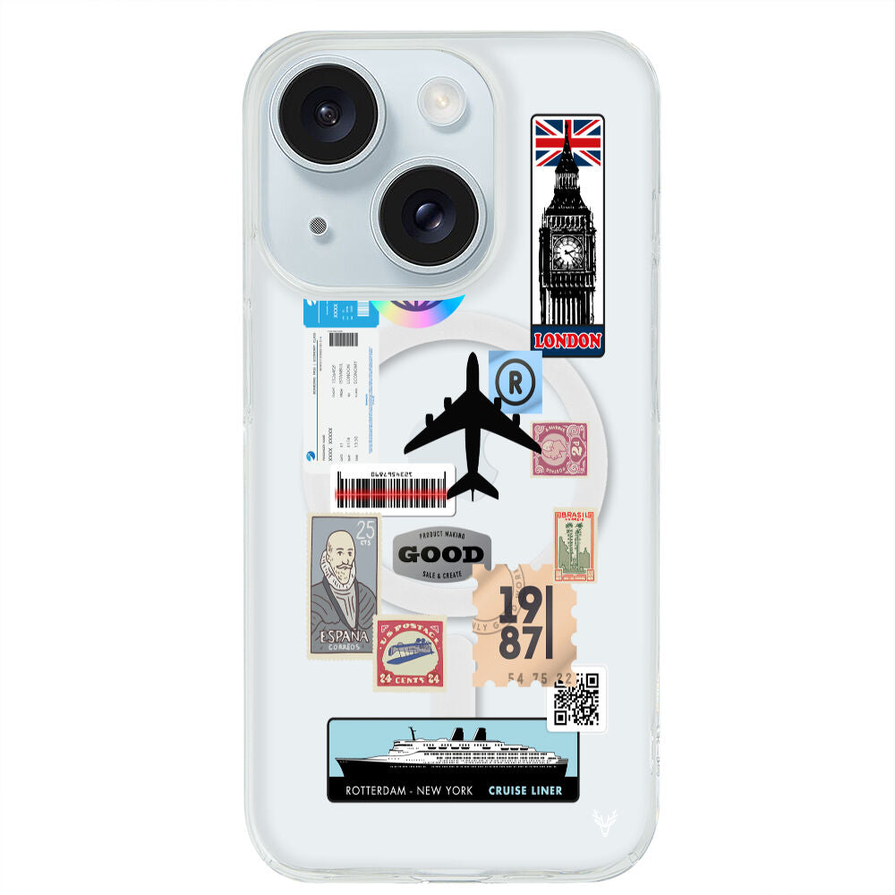 iPhone 15 Plus Traveler Thine Transparent Magsafe – Deercase