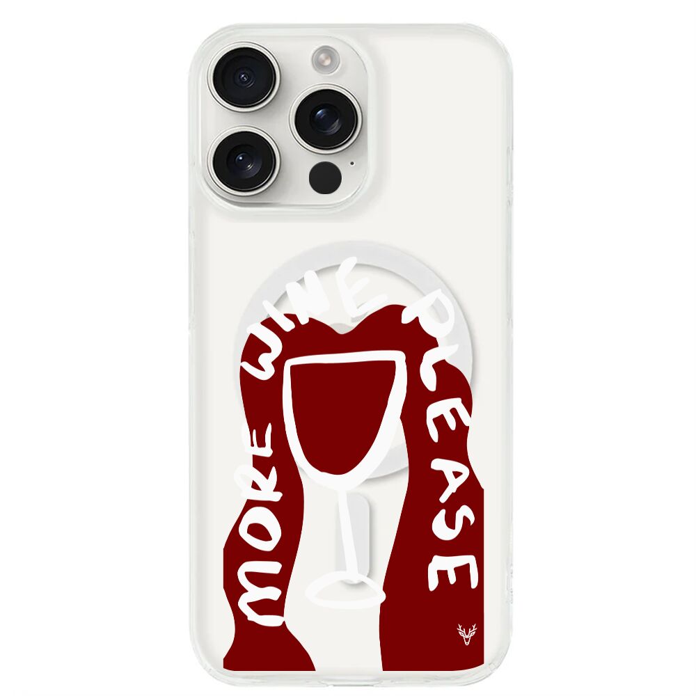 iPhone 16 Pro More Wine Thine Transparent Magsafe – Deercase
