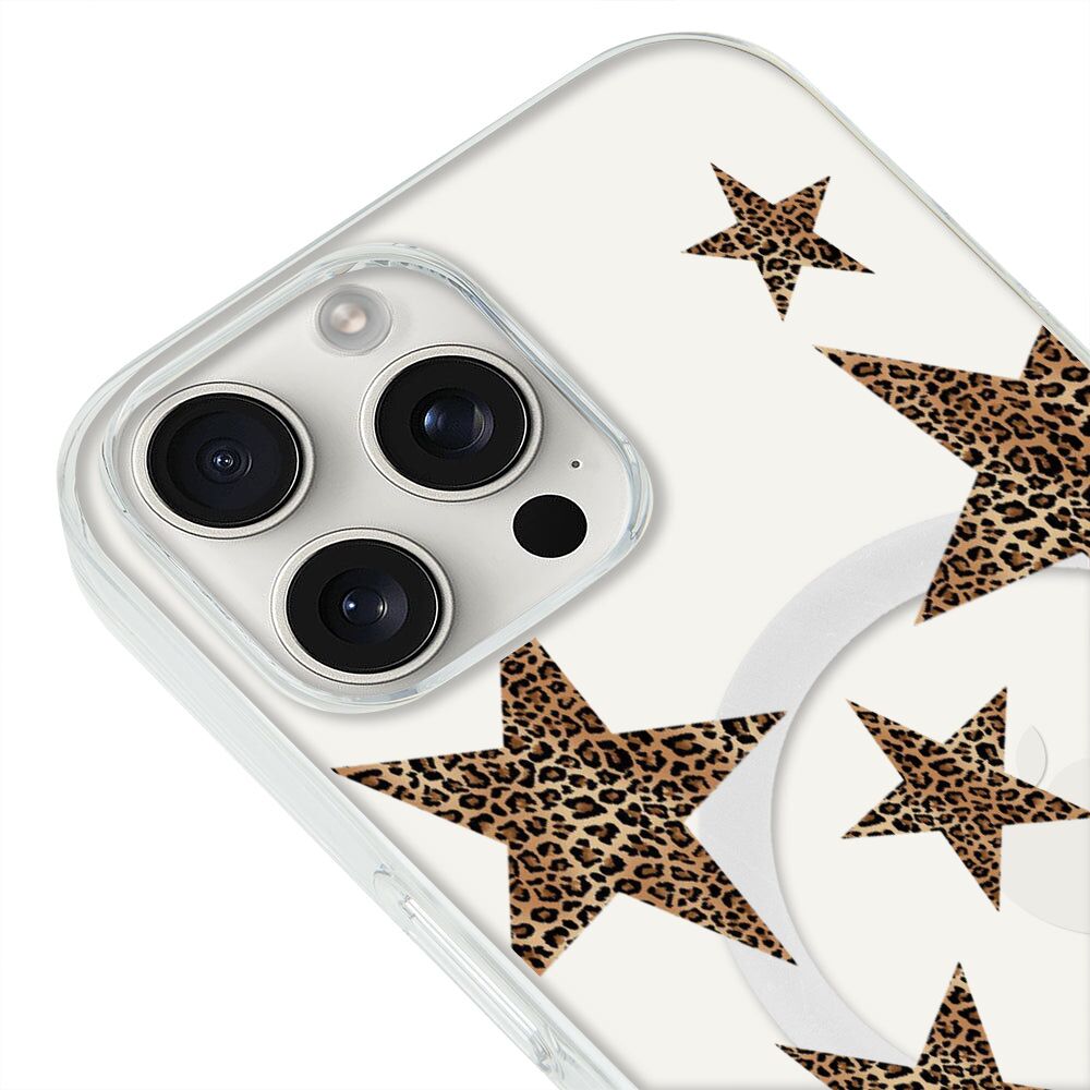 iPhone 16 Pro Max Leopar Stars Thine Transparent Magsafe – Deercase